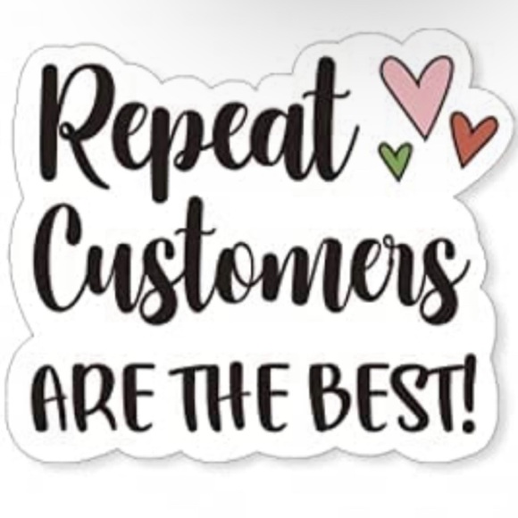Office | 15 Repeat Customer Stickers | Poshmark